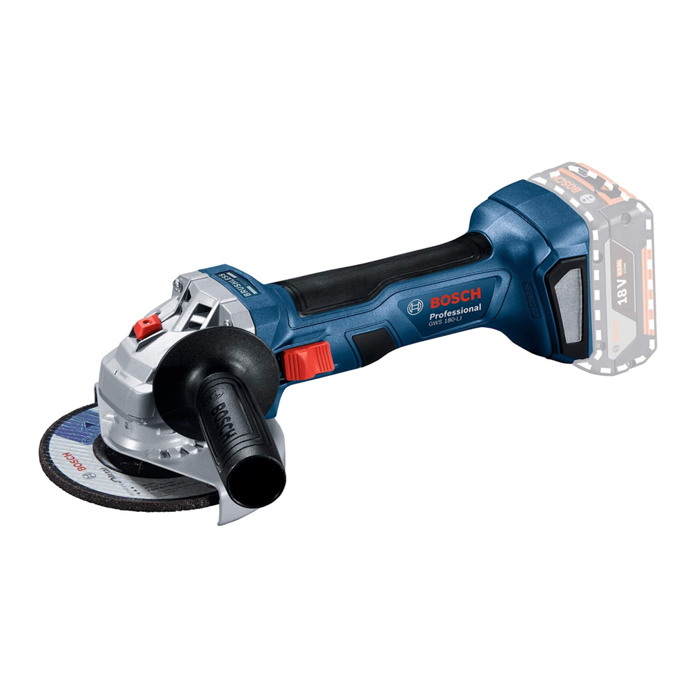 Bosch Akumulatorska ugaona brusilica GWS 180-Li, 115mm, 06019H9022 | Mixal