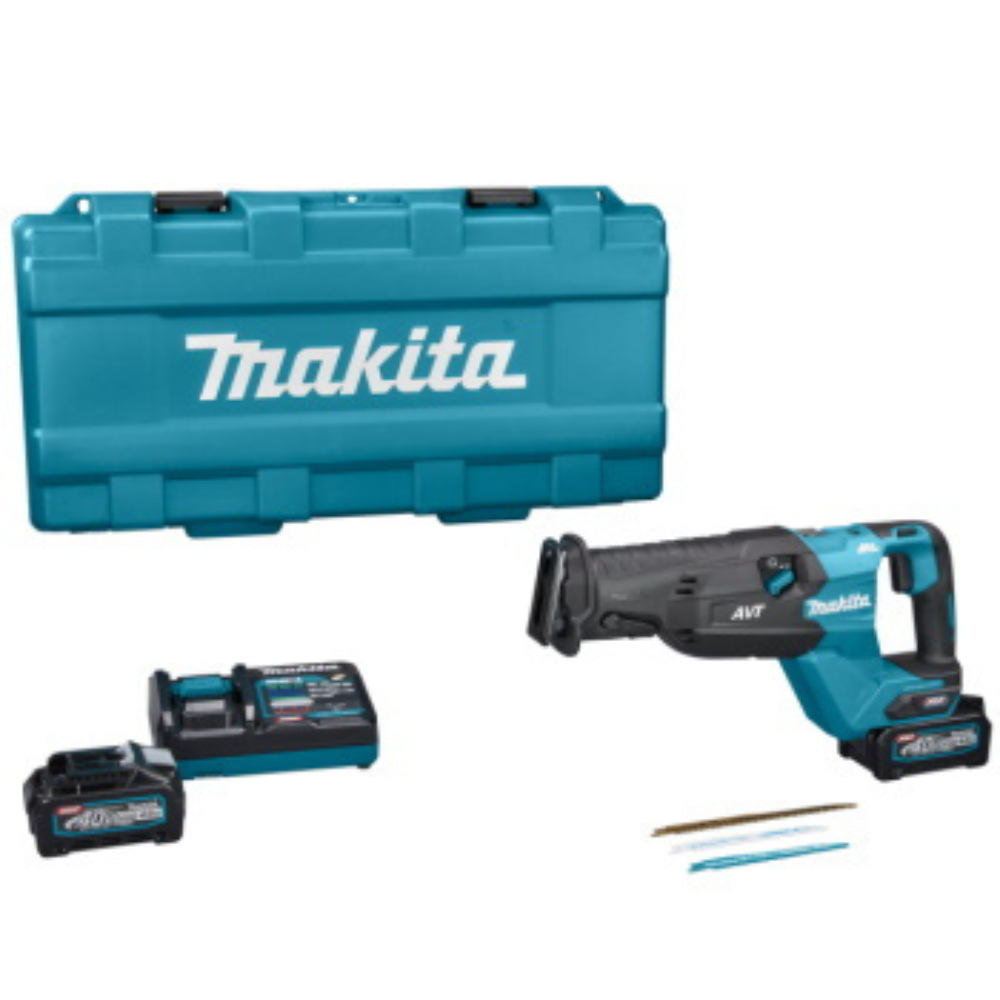 Makita Akumulatorska sabljasta testera + DC40RA + 2 x BL4040 ...
