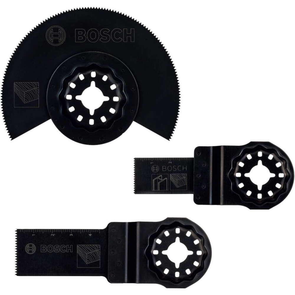 Bosch - Set Starlock početni višenamenske uređaje za drvo, 3 dela ...