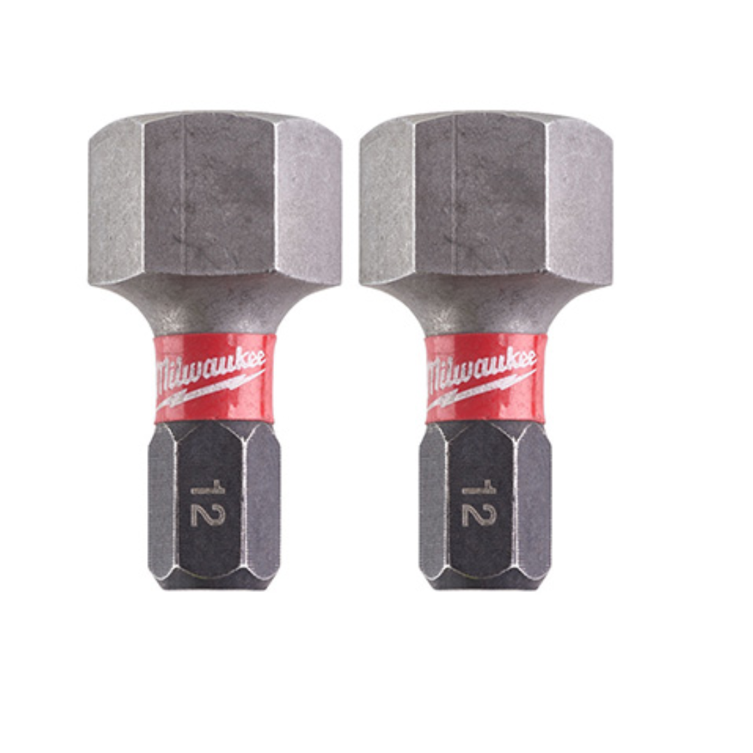 Milwaukee Udarni bitovi HEX 12 x 25 mm, Shockwave, 2 kom, 4932430900 ...