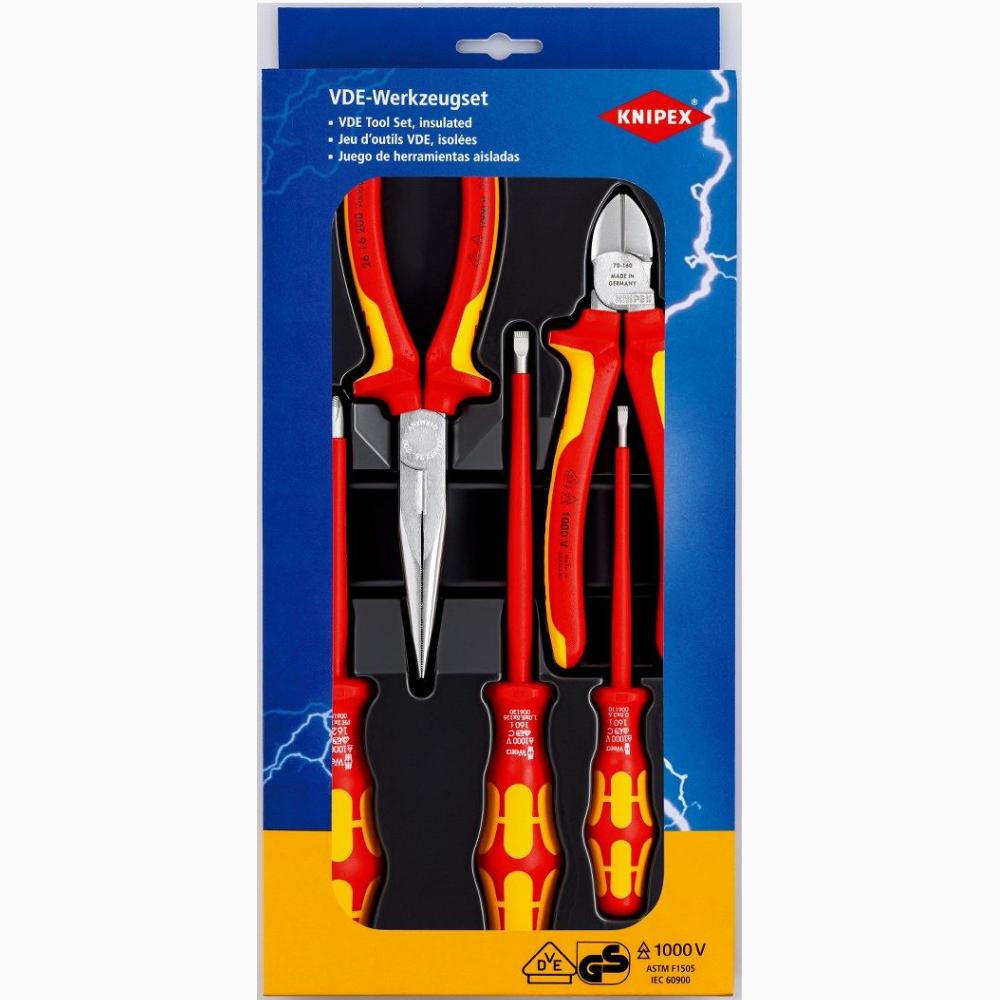 Knipex - Komplet izolovanog VDE alata 5 kom - 00 20 13 | Mixal