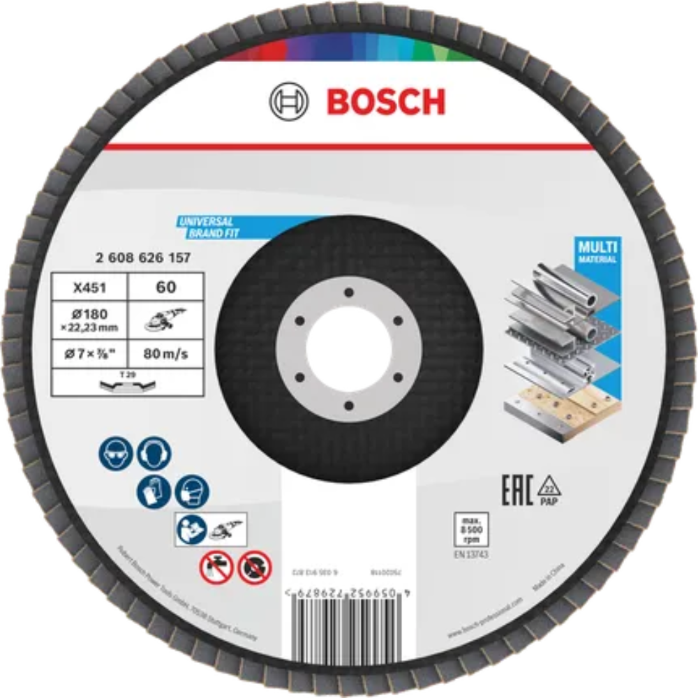 Bosch - X451 Lamelasti disk Ø180 T29 G60 1 kom - 2608626157 | Mixal
