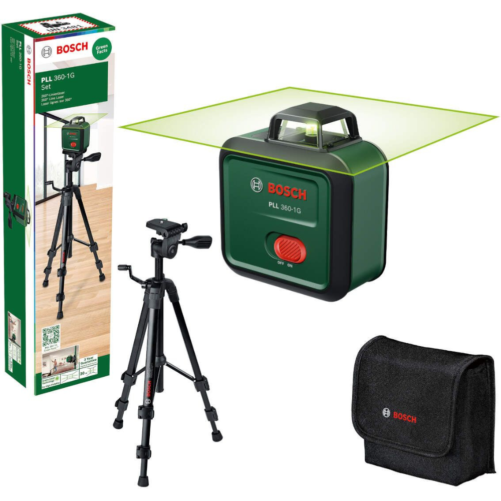 Bosch - Samonivelišući linijski laser PLL 360-1G+stativ - 0603663M01 ...